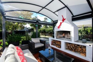 Outdoor Fire Canopy Case Study - Frescoshades